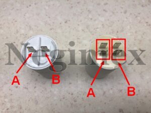 Comment connecter un condensateur 2 ou 4 cosses ? Avec fils